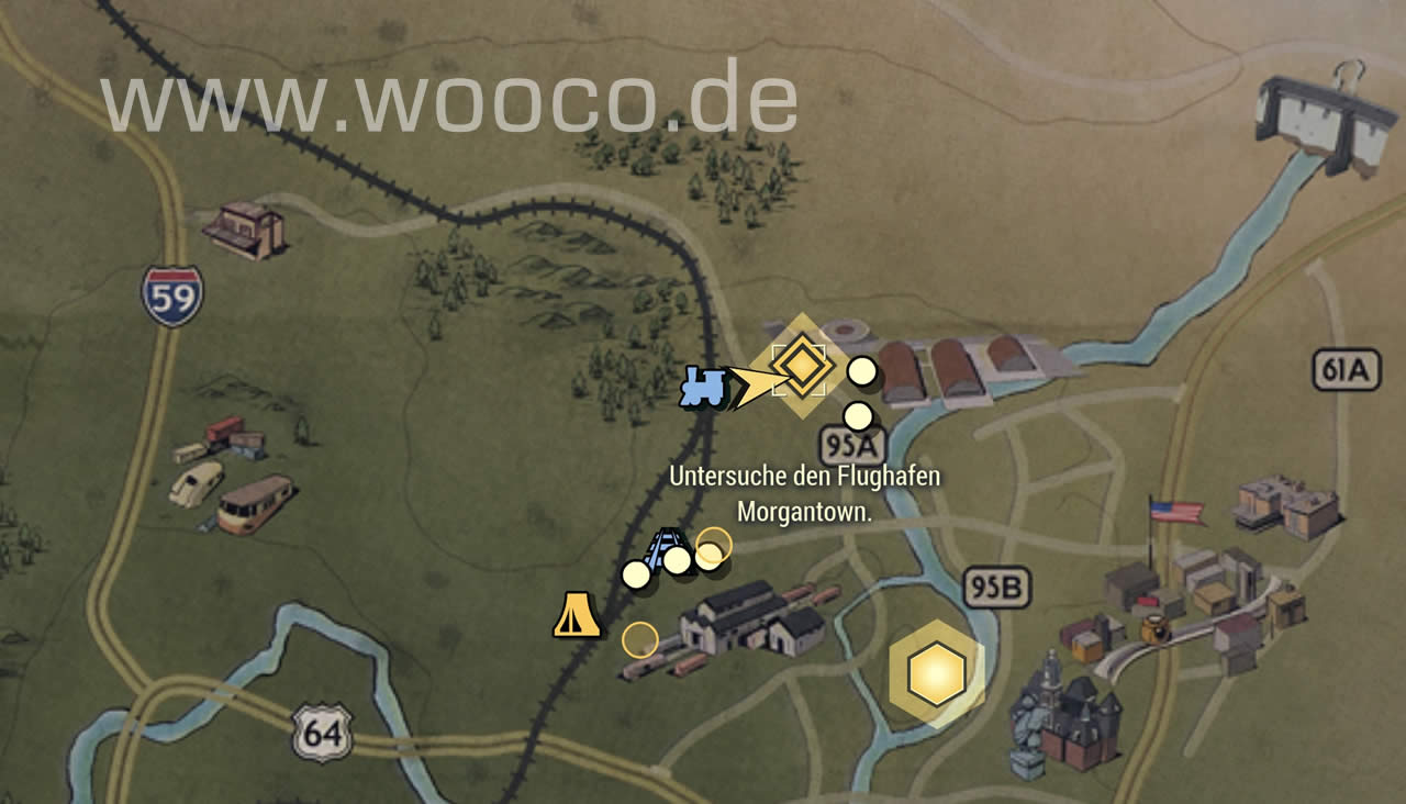 Fallout 76: Findet den Morgantown Flughafen