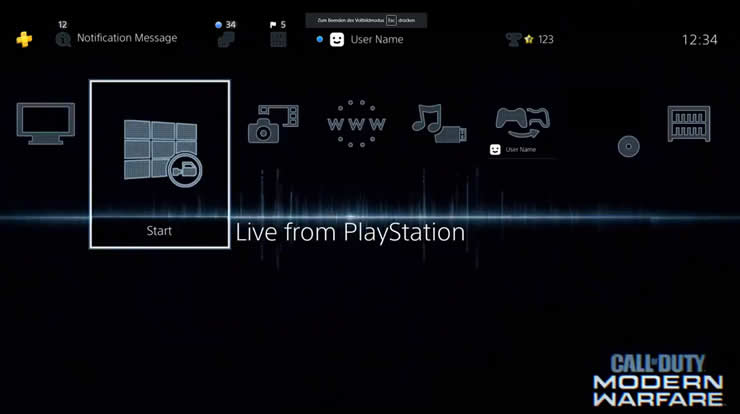 Call of Duty: Modern Warfare - PS4 Theme zum Download veröffentlicht