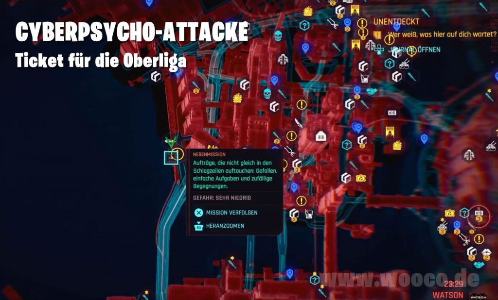 Cyberpunk 2077 Cyberpsycho-Attacken Fundorte und Lösungen