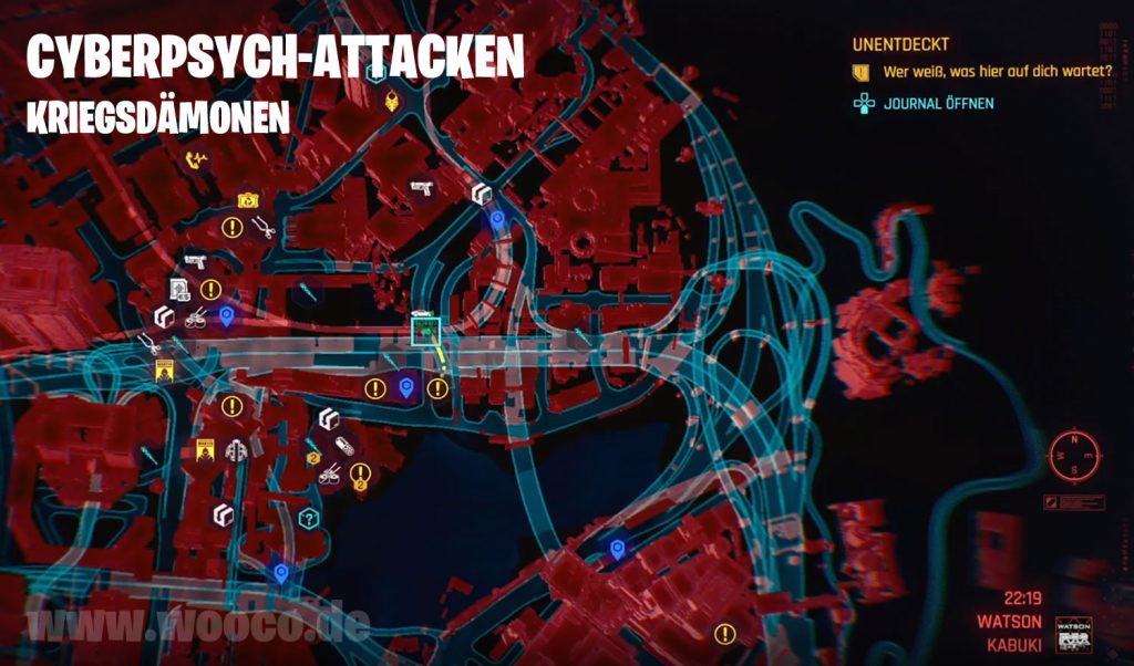 Cyberpunk 2077 Cyberpsycho-Attacken Fundorte und Lösungen