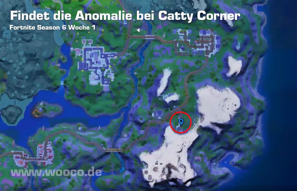 Catty Corner Fortnite Map