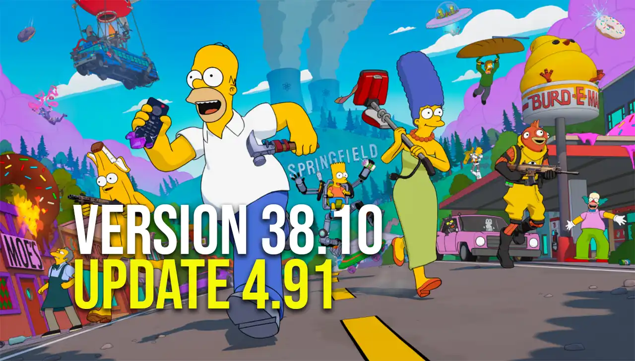 Fortnite Update 4.91 - Version 38.10 Patch Notes