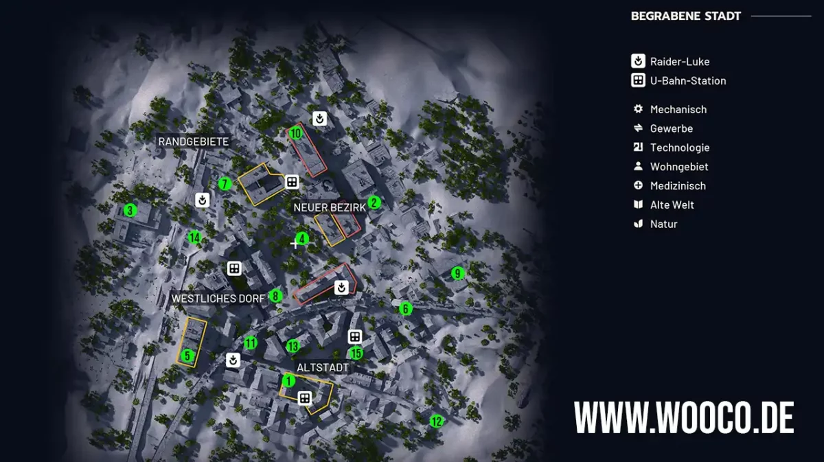 ARC Raiders: Schalter Fundorte in der Begrabenen Stadt - Easter Egg