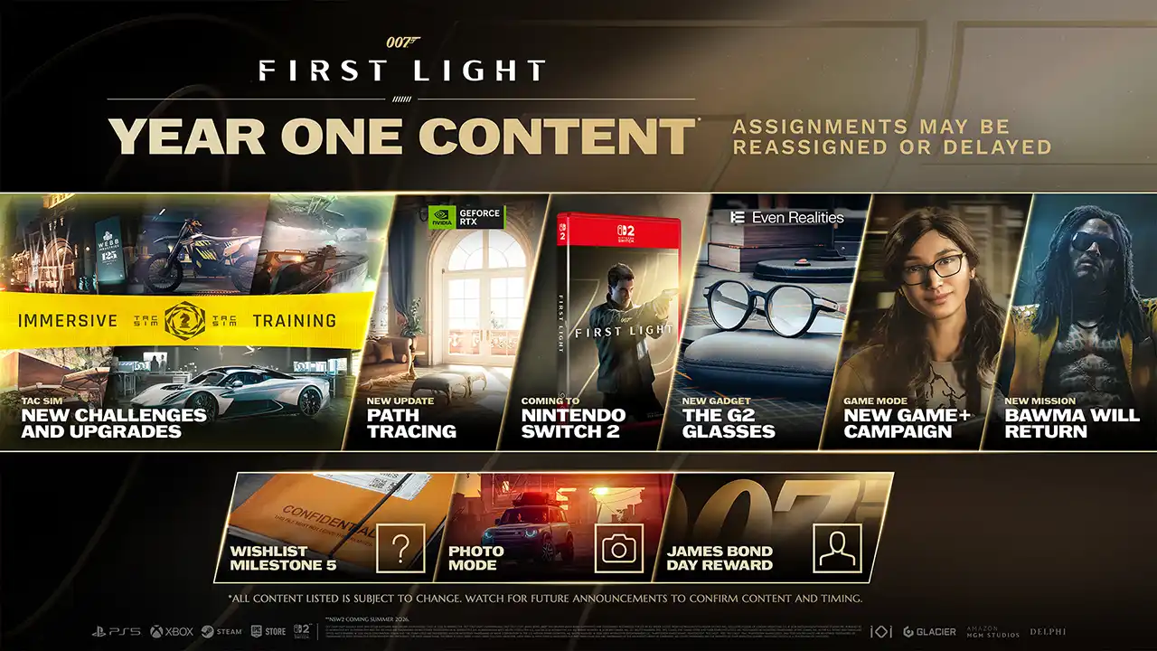 007 First Light Roadmap: New Game+, neue Mission und Switch 2